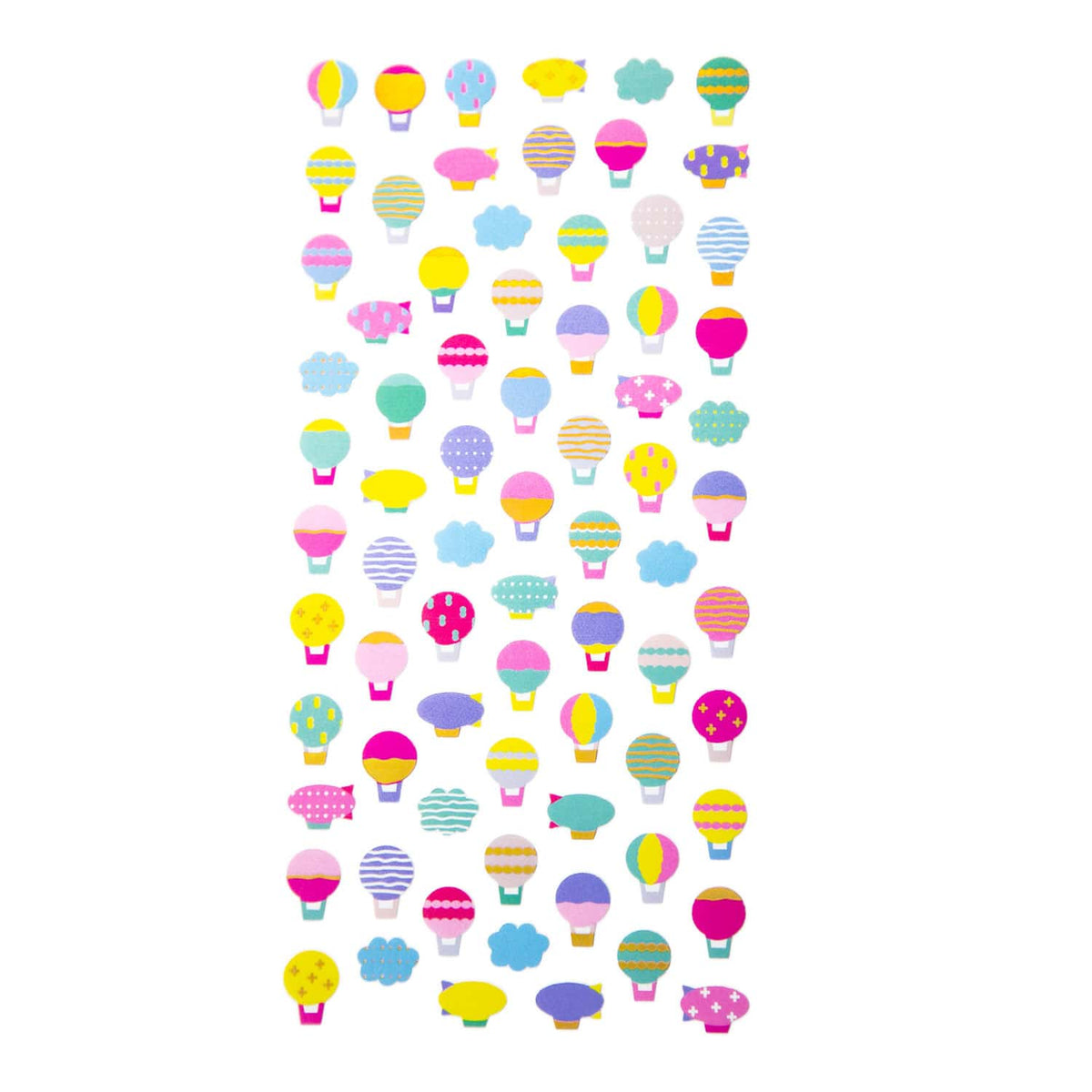 Ballon Sticker Set Vintage Style Retro Aufkleber Scrapbooking Basteln ...